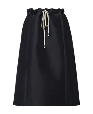 MAISON MARGIELA Drawstring Midi Skirt