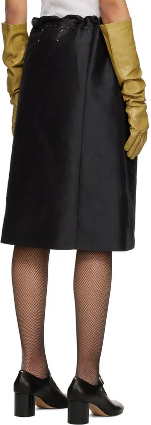 MAISON MARGIELA Drawstring Midi Skirt