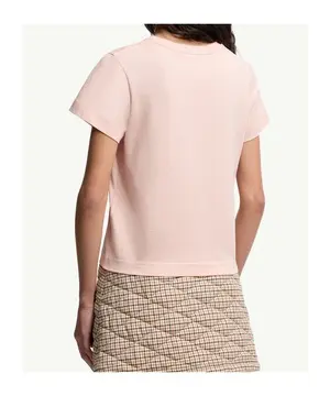 Moncler Embroidered Heart Logo Cotton T-shirt