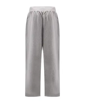 Balenciaga Logo Embroidered Drawstring-waist Pants - Grey