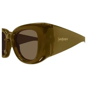 Saint Laurent Howl Cat-eye Sunglasses - Brown
