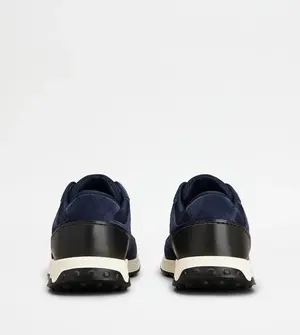 TOD'S Panelled Lace-up Sneakers - Blue