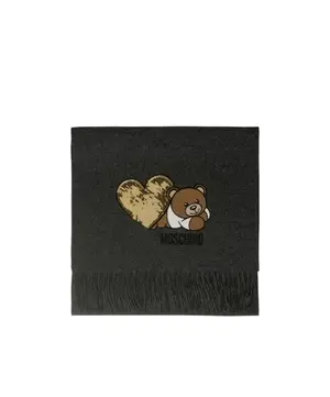 Moschino Wool Scarf - Black