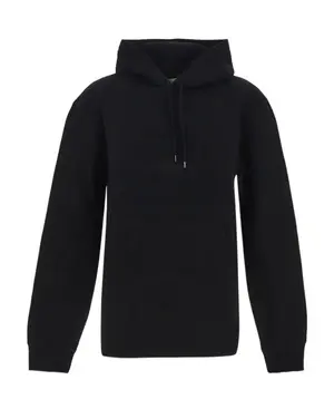 Saint Laurent Logo Embroidered Drawstring Hoodie