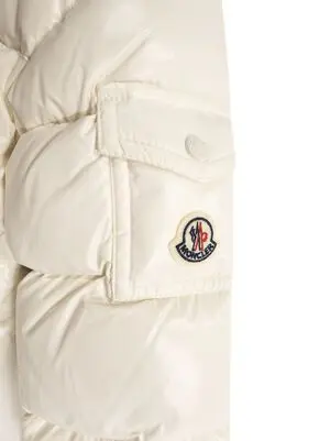 Moncler Quilted Down Jacket With Removable Hood