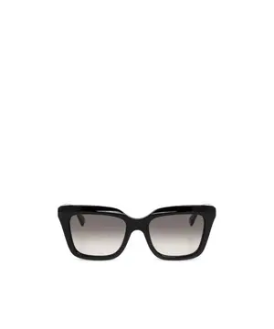 Alexander McQueen Square Frame Sunglasses - Black