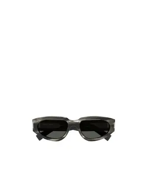 Saint Laurent Rectangle Frame Sunglasses - Black