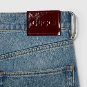 Gucci Straight-leg Jeans With Side Slits