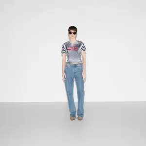 Gucci Straight-leg Jeans With Side Slits