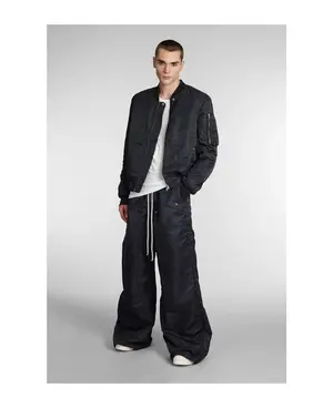 Rick Owens Geth Bela Wide-leg Trousers - Black