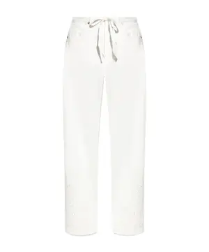 RAG  BONE Rag & Bone Embroidered Drawstring Trousers