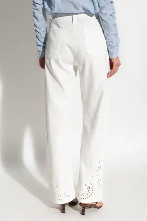 RAG  BONE Rag & Bone Embroidered Drawstring Trousers