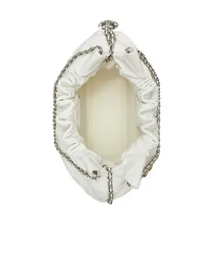 Tory Burch Fleming Distressed Top Handle Bag - Blanc