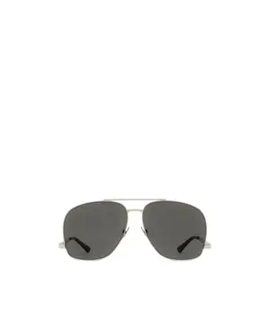 Saint Laurent Aviator Frame Sunglasses - Gray