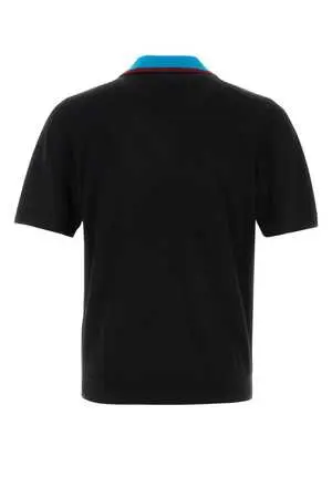 Dries Van Noten Molar Striped Knitted Polo Shirt