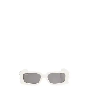 Off-White Roma Rectangular Frame Sunglasses - Gray