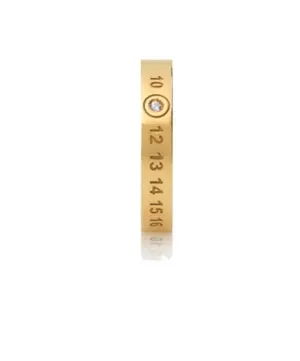 MAISON MARGIELA Numerical Embellished Ring - Gold