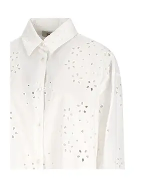 Herno Broderie Anglaise Relaxed Shirt