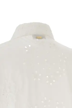 Herno Broderie Anglaise Relaxed Shirt