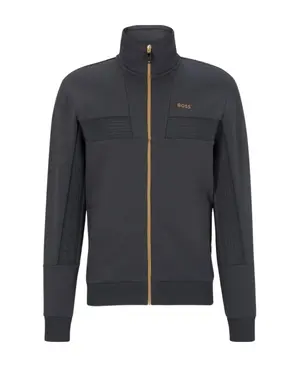 Hugo Boss Logo-print Tape-detail Jacket