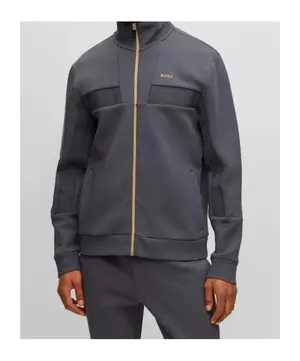 Hugo Boss Logo-print Tape-detail Jacket