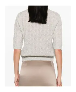 Brunello Cucinelli Sequin Embellished High-neck Sweater