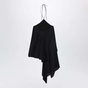 Jacquemus The Triangle Halterneck Mini Dress - Black