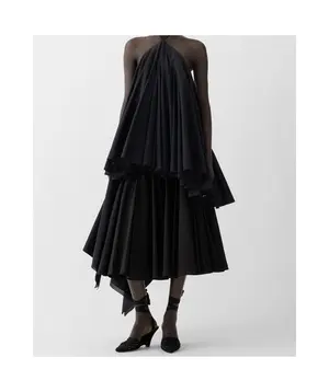 Jacquemus The Triangle Halterneck Mini Dress - Black