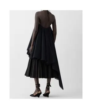 Jacquemus The Triangle Halterneck Mini Dress - Black
