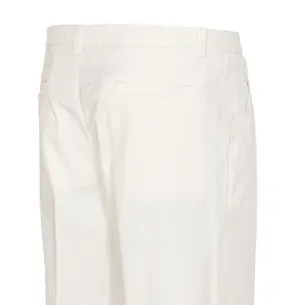 Brunello Cucinelli Pleated Trousers With Button Details - White