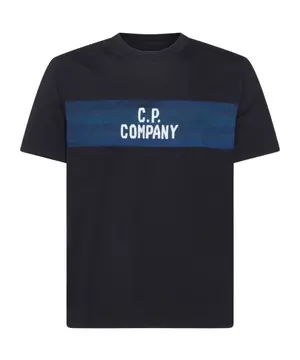C.P. COMPANY Logo Printed Crewneck T-shirt