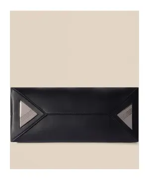 Attico Asymmetrical Shoulder Bag With Hinged Closure