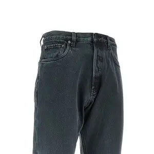 Prada Triangle-logo Straight-leg Jeans - Black