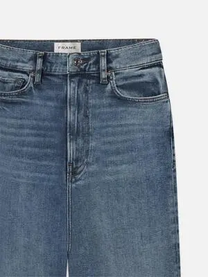 FRAME Le Pixie Slim Palazzo Jeans - Blue