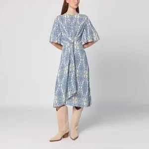 Etro Paisley-printed Midi Dress - Gray