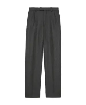 Gucci Straight Leg Tailored Pants - Gray