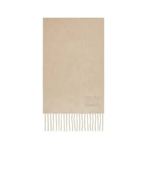 Max Mara Wsdalia Fringed Edge Scarf - Beige