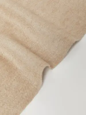 Max Mara Wsdalia Fringed Edge Scarf - Beige