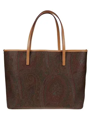 Etro Paisley Tote Bag - Brown