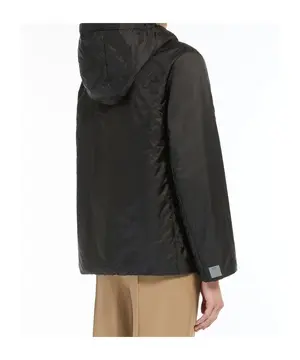 Max Mara Greenh Zip-up Drawstring Jacket - Black