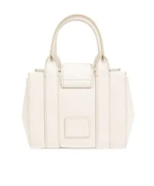 Marc Jacobs Turnlock Crossbody Tote Bag - Cream