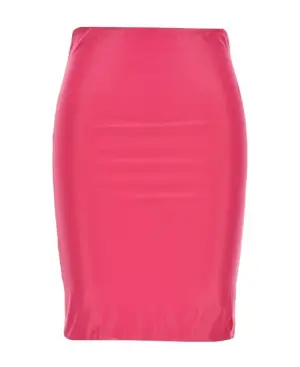 Attico Logo Embroidered Straight Hem Skirt