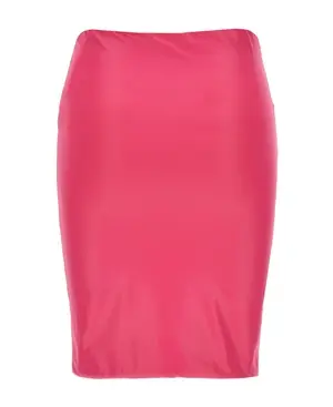 Attico Logo Embroidered Straight Hem Skirt
