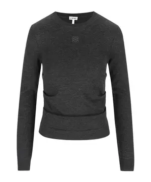 Loewe Crewneck Long-sleeved Jumper With Chest Logo