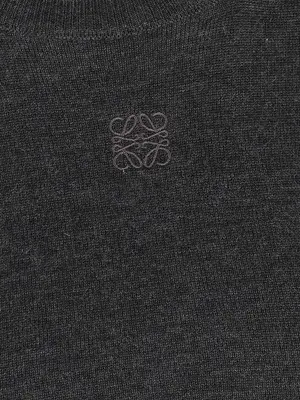 Loewe Crewneck Long-sleeved Jumper With Chest Logo
