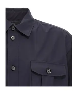 Brioni Shirt Jacket With Flap Pockets