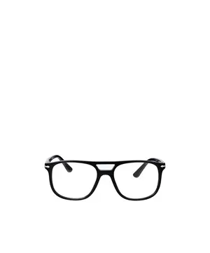 Persol Aviator Frame Eyeglasses - Black