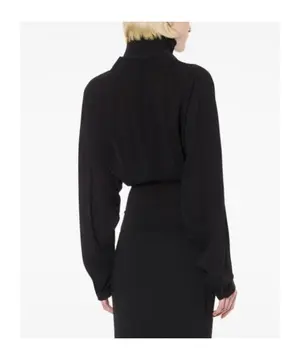 Philosophy Di Lorenzo Serafini Panelled Crossover Neck Blouse