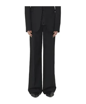 Alexander McQueen Low-rise Tailored Trousers - Black
