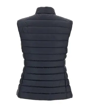 Moncler High Neck Quilted Gilet - Blue